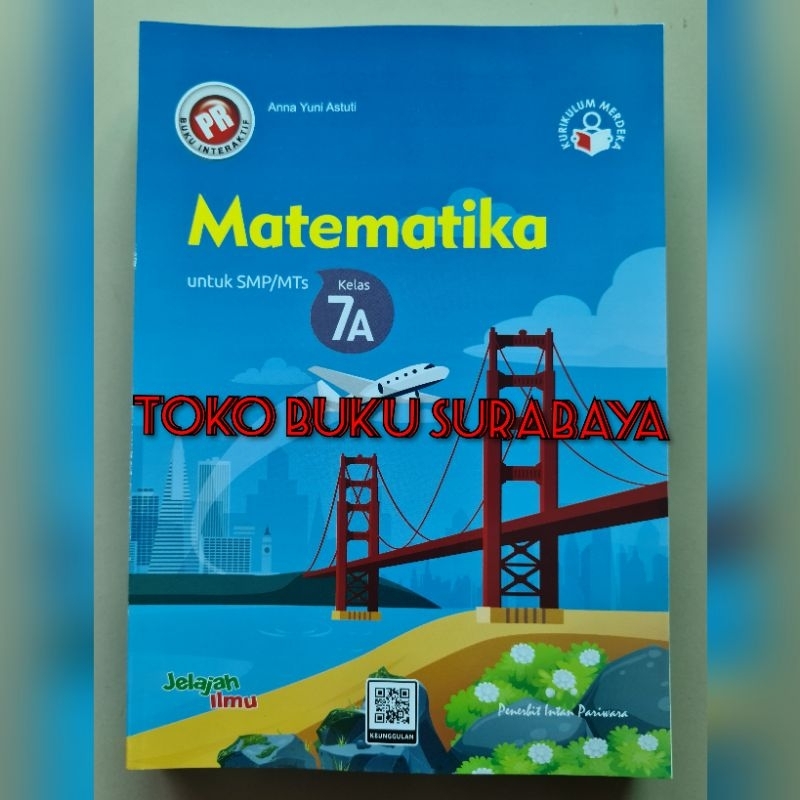 Jual Buku lks pr interaktif Matematika kelas VII, 7 semester 1 tahun 2023 kurikulum merdeka ...