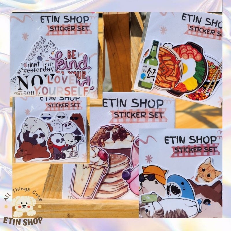 Jual Stiker lucu/Sticker pack journal bujo planner deco aesthetic ...