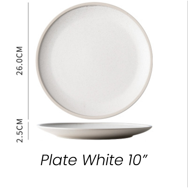 Jual Dovy Plate / Wadah Piring Makan Saji Steak Kue Dessert Keramik ...