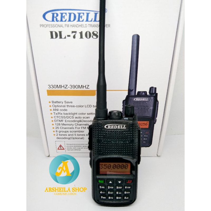 Jual Ht redell DL 7108 uhf 350 mhz original | Shopee Indonesia