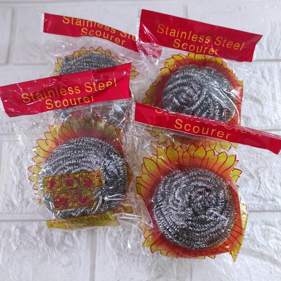 Jual Spons Sponge Sabut Tapas Cuci Piring Kuning Hijau warna warni ...
