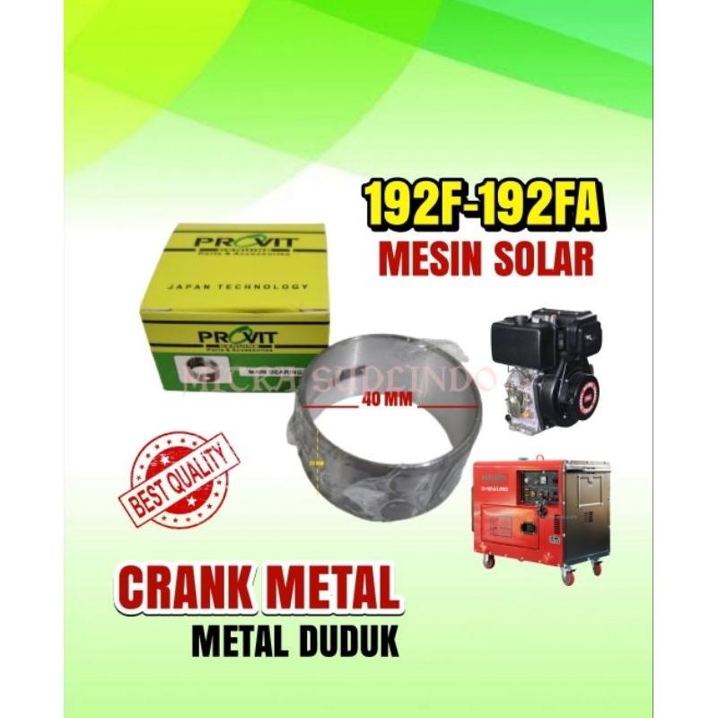 Jual 192F-192FA Crank metal/Metal duduk mesin penggerak solar | Shopee Indonesia