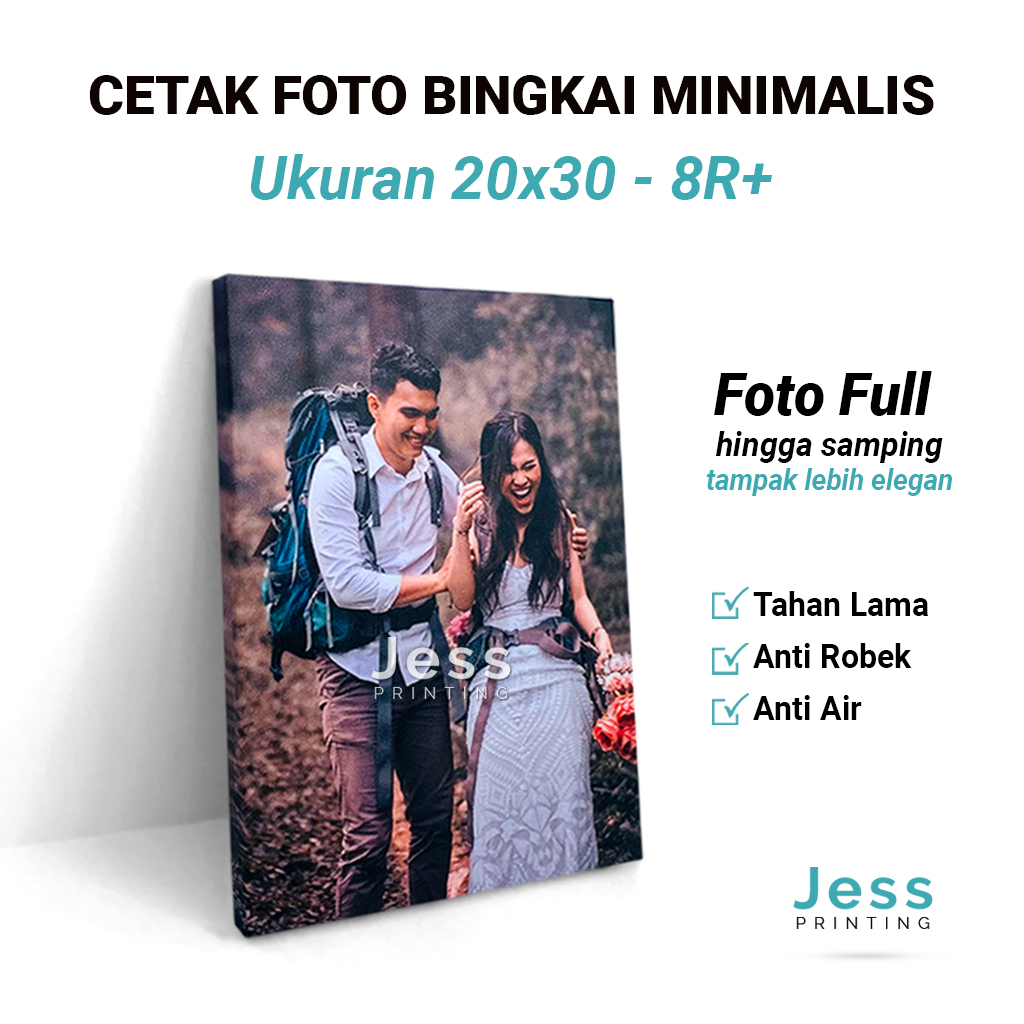 Jual Cetak Foto Ukuran 20x30 atau 8R+ Bingkai Minimalis Tebal 6mm Anti ...