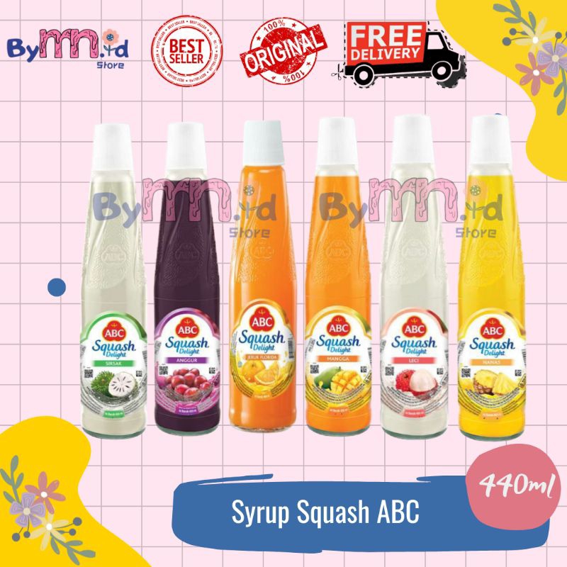 Jual [EKSPEDISI] ByMN.id - SIRUP SQUASH ABC ANGGUR | Shopee Indonesia