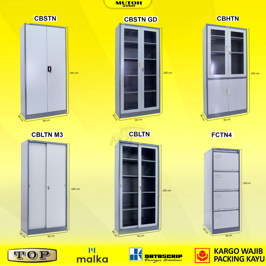 Jual Lemari Arsip Kantor Lemari Arsip Kabinet Lemari Besi TOP DATASCRIP ...