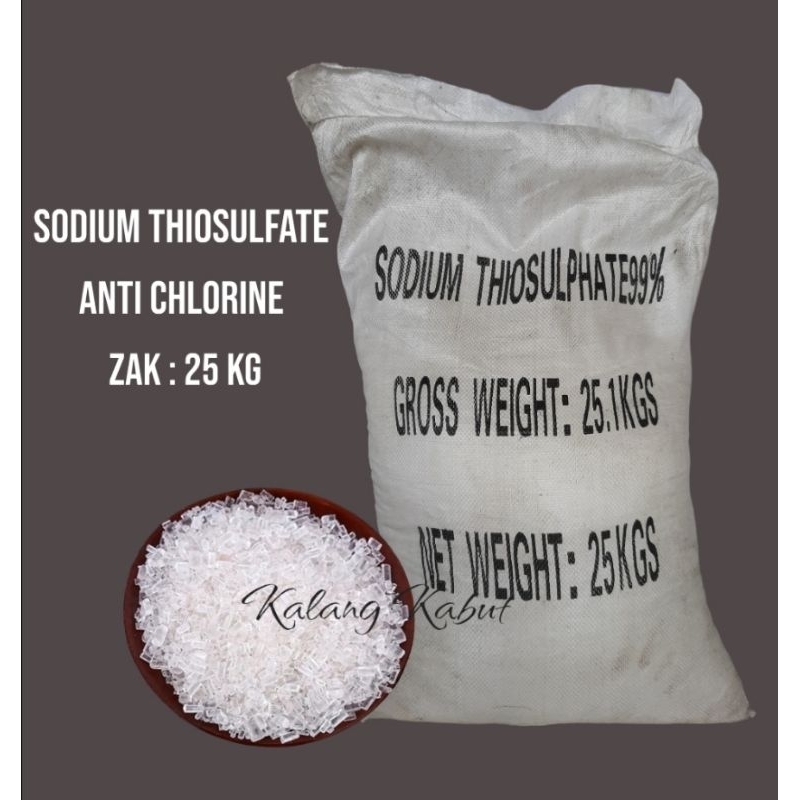 Jual Sodium Thiosulfat - Sodium Tiosulfat - Anti Chlorin - 25 kg ...