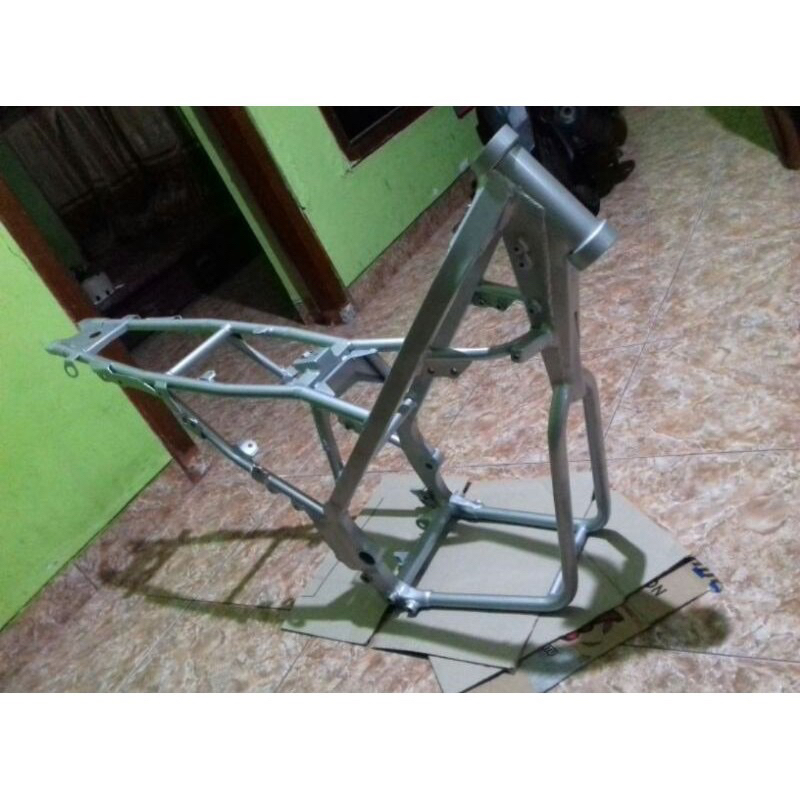 Jual Rangka frame KLX 150 + swing arm custom pnp mesin honda yamaha ...