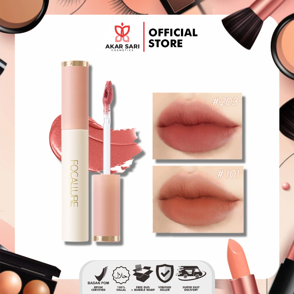 Jual FOCALLURE VELVET SMOOTH LIP GLAZE - FA196 | Shopee Indonesia