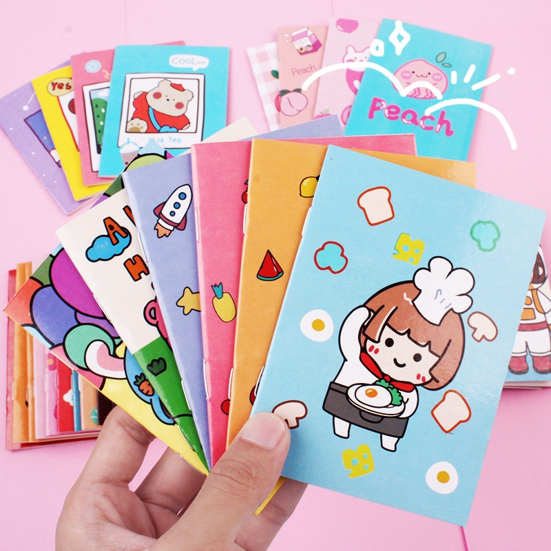 Jual Buku Tulis Mini Kartun Note Book Mini Cartoon Lucu Book Notepad ...