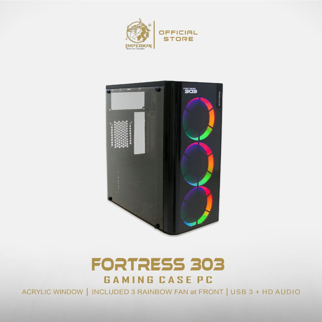 Jual Computer Case / PC Case Imperion Fortress 303 | Shopee Indonesia