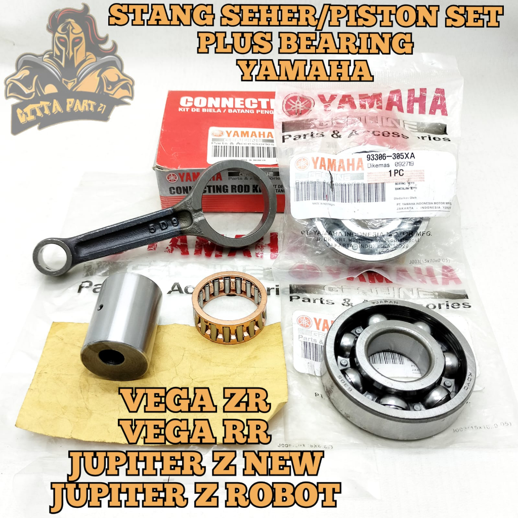 Jual ORIGINAL STANG SEHER SET PLUS BEARING KIRI KANAN 2 PICS 6305 ASLI ORIGINAL YAMAHA KUALITAS ...