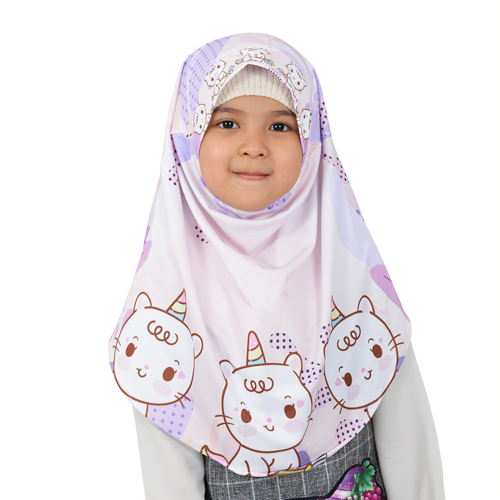 Jual Customkids Hijab Instan Anak TK Premium Aleeza | Shopee Indonesia