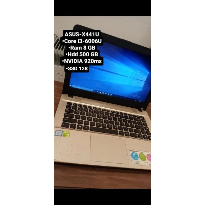 Jual Laptop asus x441u ram 8/ ssd 128gb nvidia 920mx | Shopee Indonesia