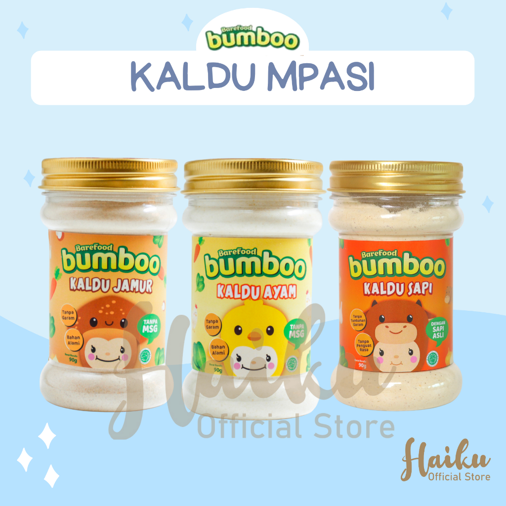 Jual BUMBOO Kaldu Anak MPASI 90 Gram / No MSG / Tanpa Gula & Garam ...