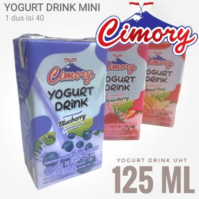 Jual Yogurt Drink Cimory 125 ml (1 Dus 40 Pcs) | Shopee Indonesia