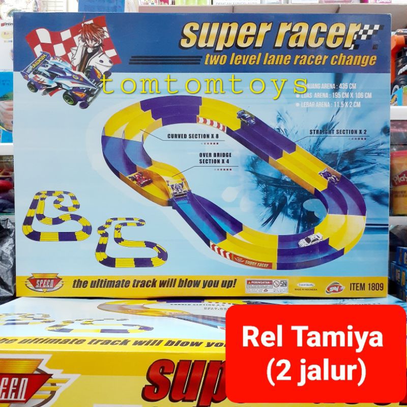 Jual Track TAMIYA 2 Jalur Sirkuit MINI 4WD 2 Lane Circuit | Shopee ...