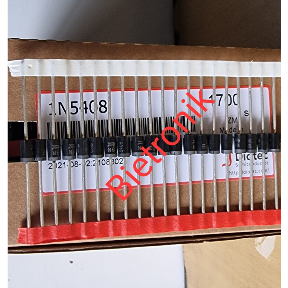 Jual Dioda 1N5408 3A Original Diotec Semiconductor | Shopee Indonesia