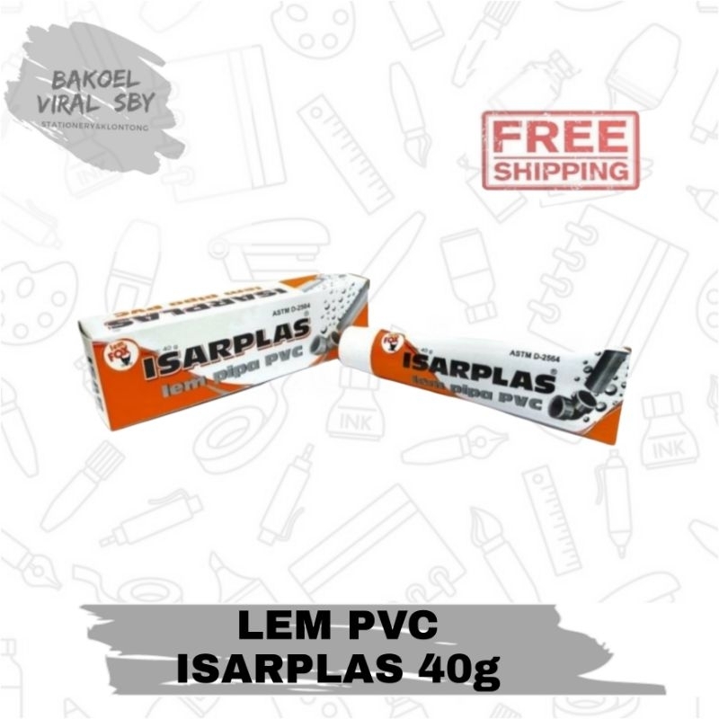 Jual Lem Pvc Isarplas 40g (12pcs) | Shopee Indonesia