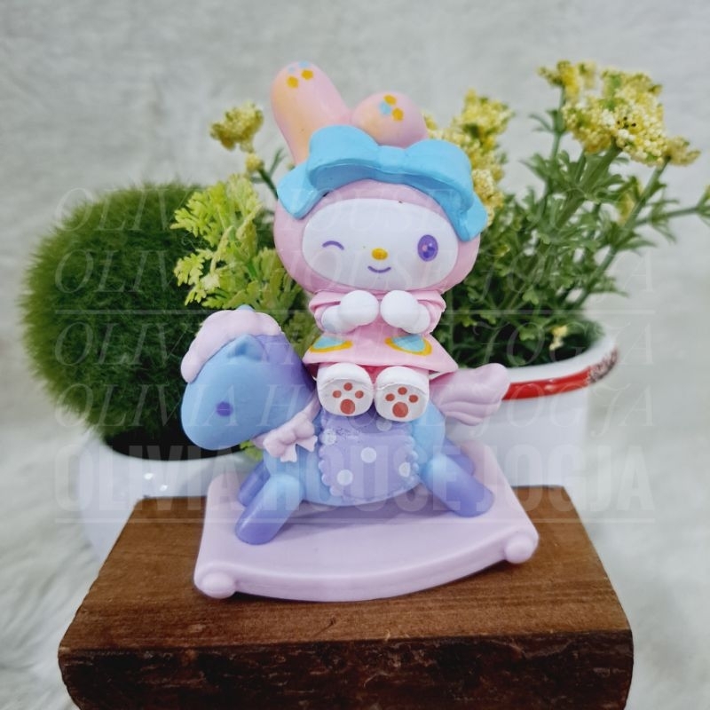 Jual Action Figure My Melody Kuda Kayu Cake Topper My Melody Kuda Kayu ...