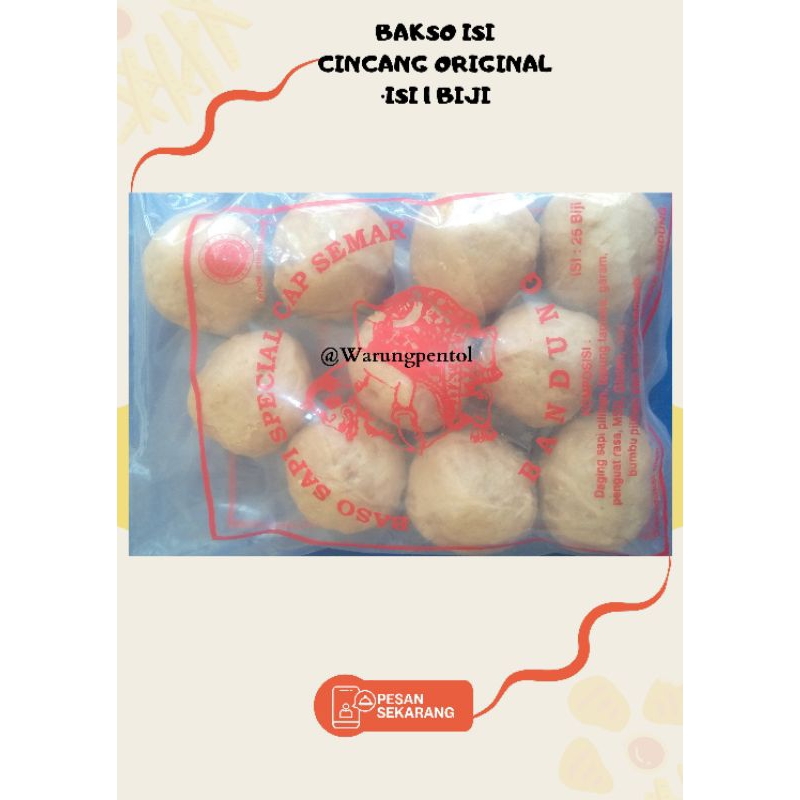 Jual Bakso Isi Cincang Original Bakso semar Bakso sapi COD Terjangkau ...