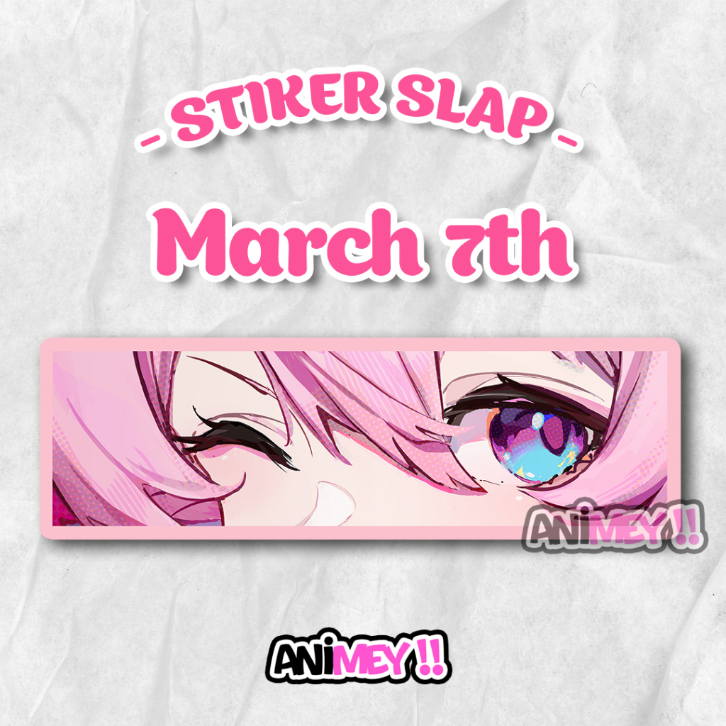 Jual Stiker Slap March 7th Star Rail / Sticker Slap Anime Waterproof ...