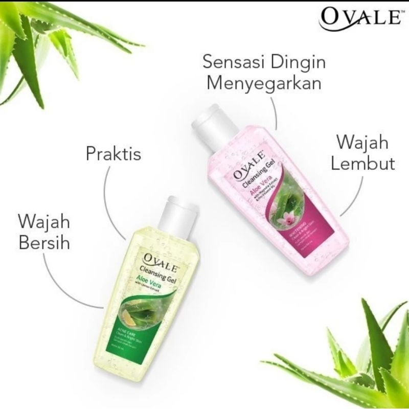 Jual Ovale Cleansing Gel Aloe Vera 60ml/dan 100ml | Shopee Indonesia