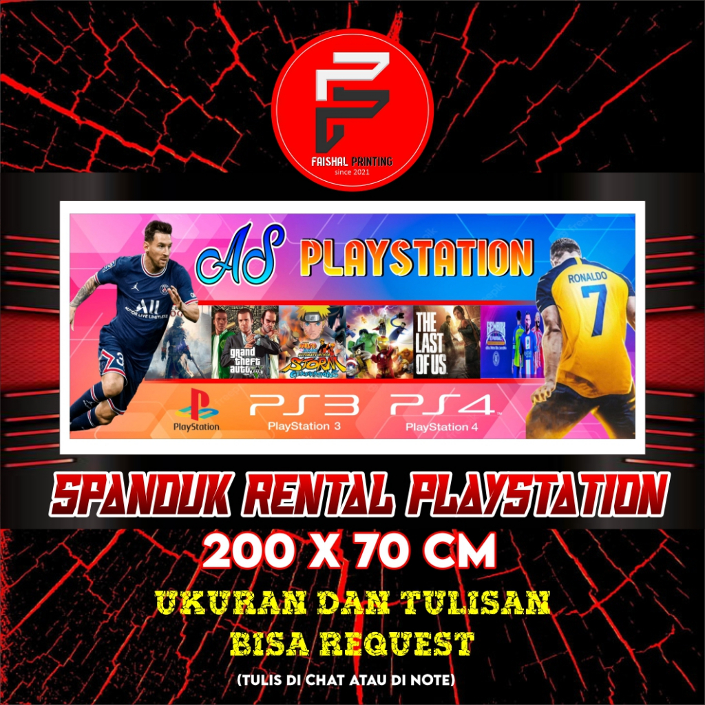 Jual Spanduk PS / Spanduk Rental PS / Banner Rental Playstation ...