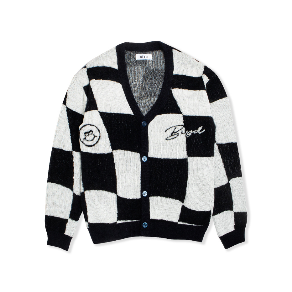 Jual Biyd Checkered Cardigan Black | Shopee Indonesia