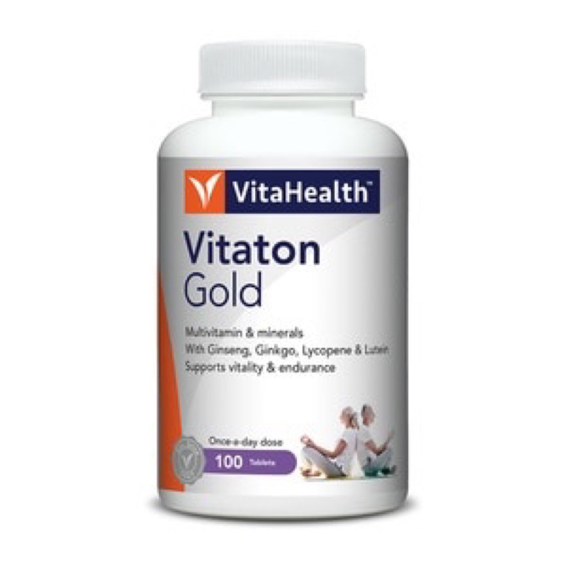 Jual VITAHEALTH Vitaton Gold 100 Tablets | Shopee Indonesia