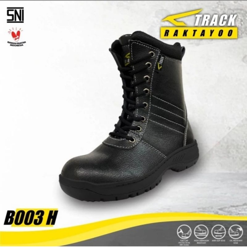Jual Sepatu Safety Track B003H / Safety Shoes Track Original Ujung Besi ...