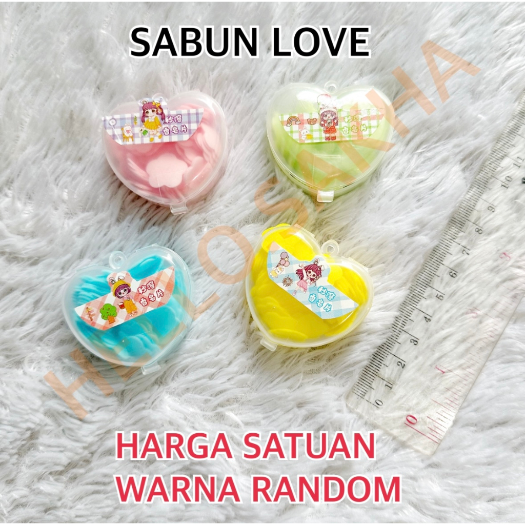 Jual MAINAN SABUN LOVE HATI CINTA LUCU WARNA WARNI GEMES BAGUS HAND ...