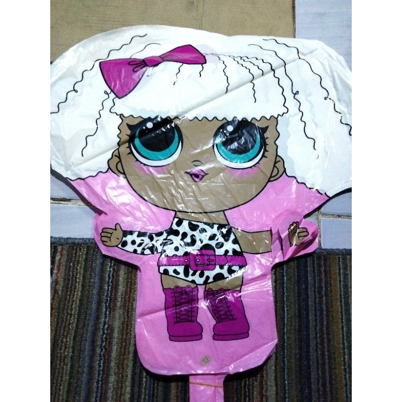 Jual balon terbang carakter balon lol gas helium 1 gulung isi 10 pcs ...