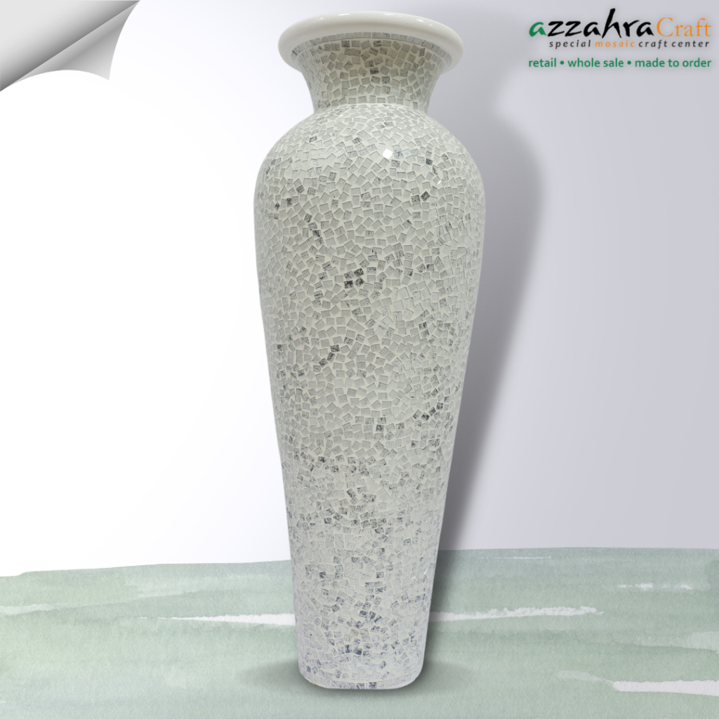 Jual Vas Bunga Guci Aesthetic Keramik Tinggi Dekorasi Meja Tamu Ruang ...