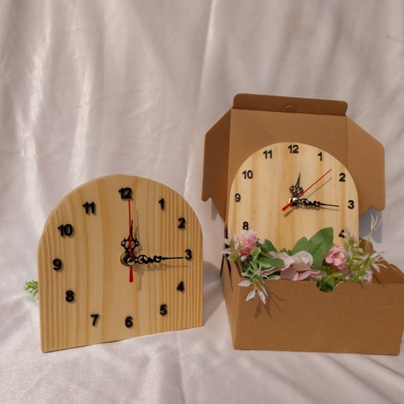 Jual jam dinding aesthetic jam kayu aesthetic jam kamar jam kayu jati ...