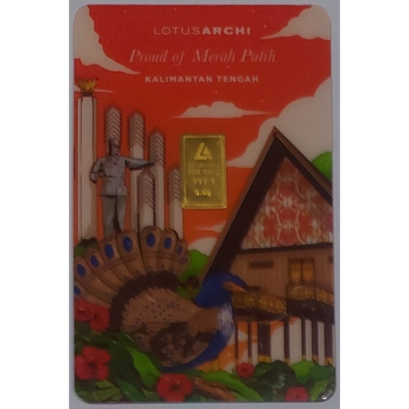 Jual Logam Mulia Lotus Archi 0.5 Gram Proud Of Merah Putih Kalimantan ...
