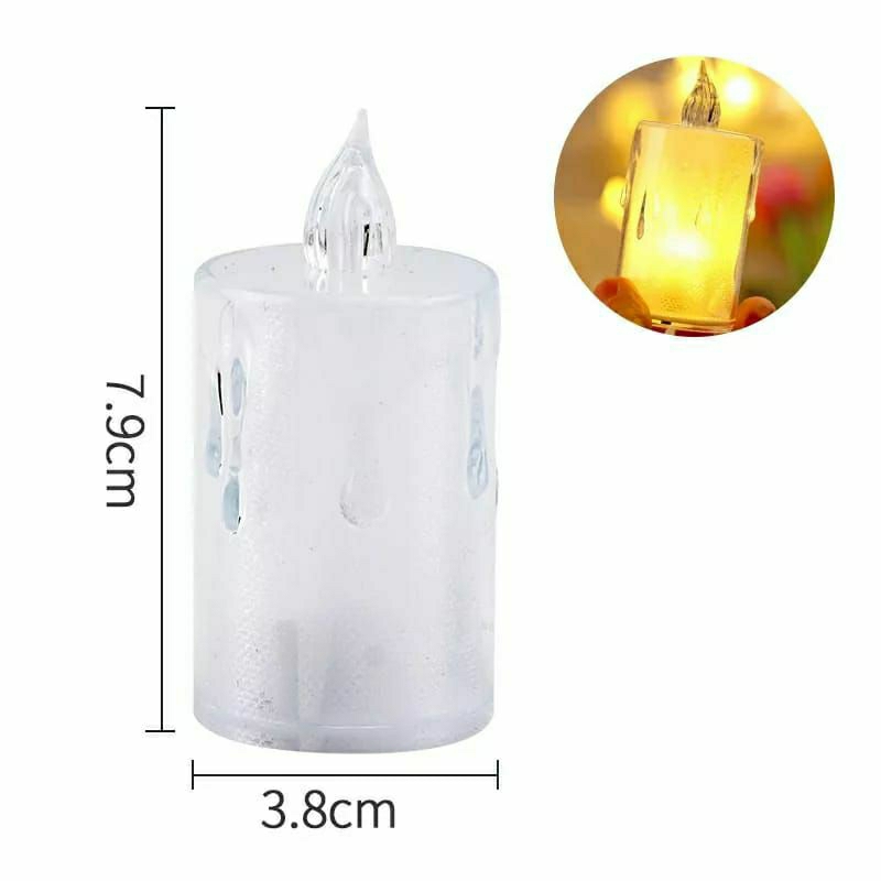 Jual Lampu Lilin LED Transparant Lampu Hias Lampu Tidur Dekorasi Rumah ...