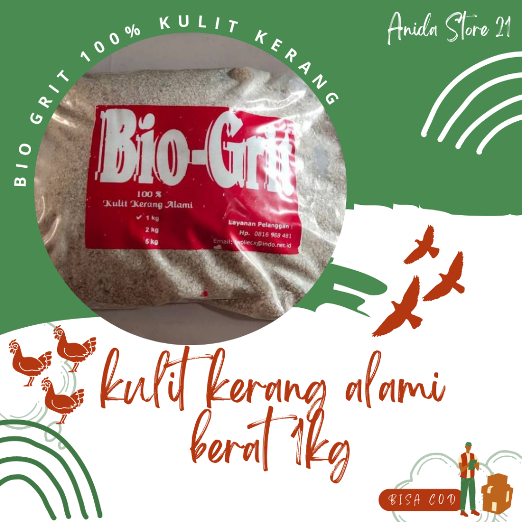 Jual Bio Grit 100persen Kulit Kerang Alami Berat 1kg | Shopee Indonesia