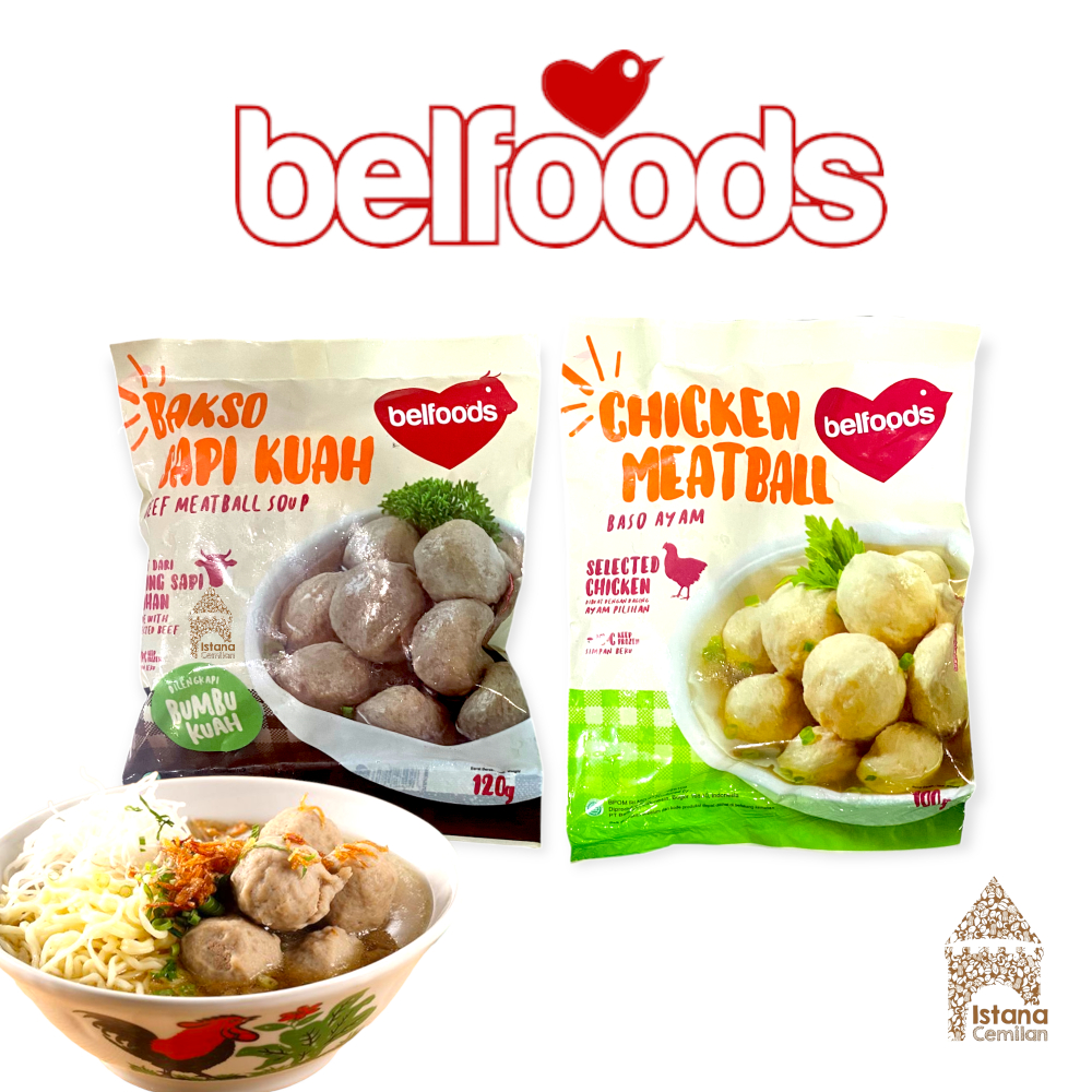 Jual Belfoods Chicken Meatball / Bakso Ayam 100 Gram / Baso Sapi 120 ...