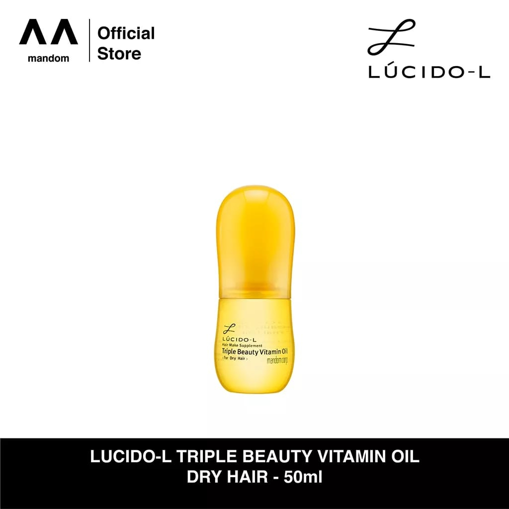 Jual Lucido-L Hair Make Supplement Triple Beauty Vitamin Oil For Dry ...