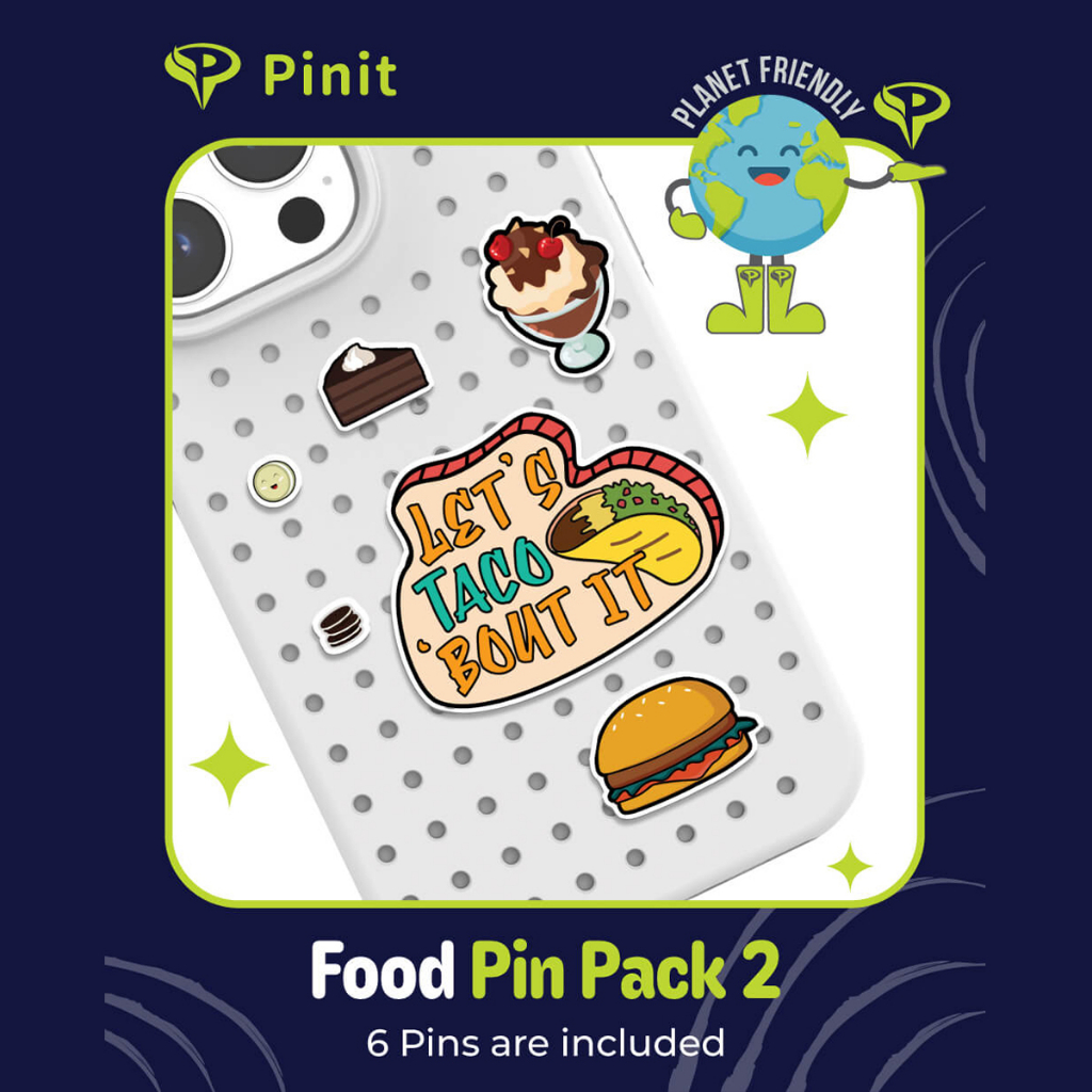 Jual Pinit Food Pin Pack 2 with 6 Pins for Decorate and Custom | Shopee ...