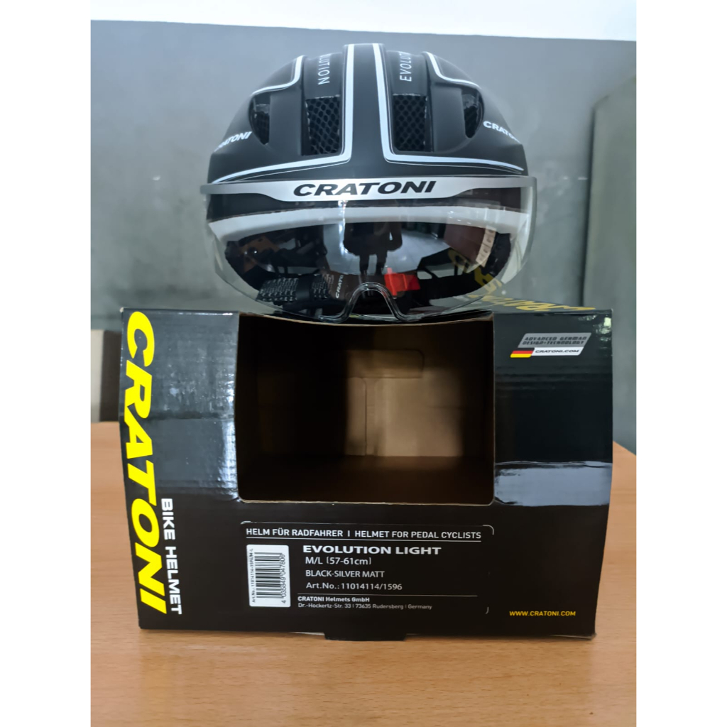 Jual Helm Road Bike Cratoni Evolution 100% Original | Shopee Indonesia