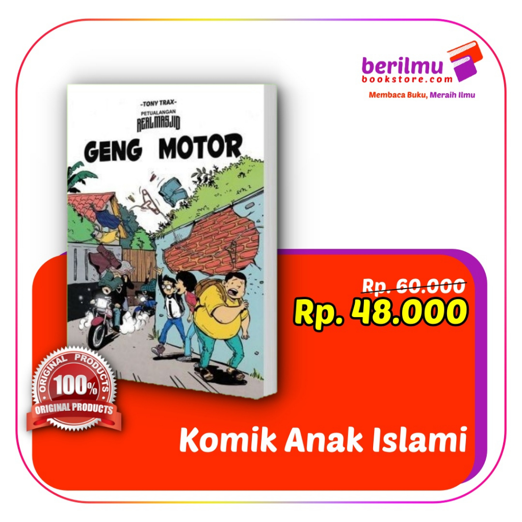 Jual Komik Islam Geng Motor | Komik Anak Islami | Soft Cover | 100% ...