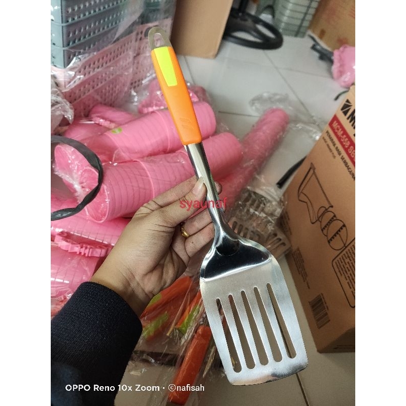 Jual spatula/sutil dan centong stainlees tebal bagus dan murah | Shopee ...