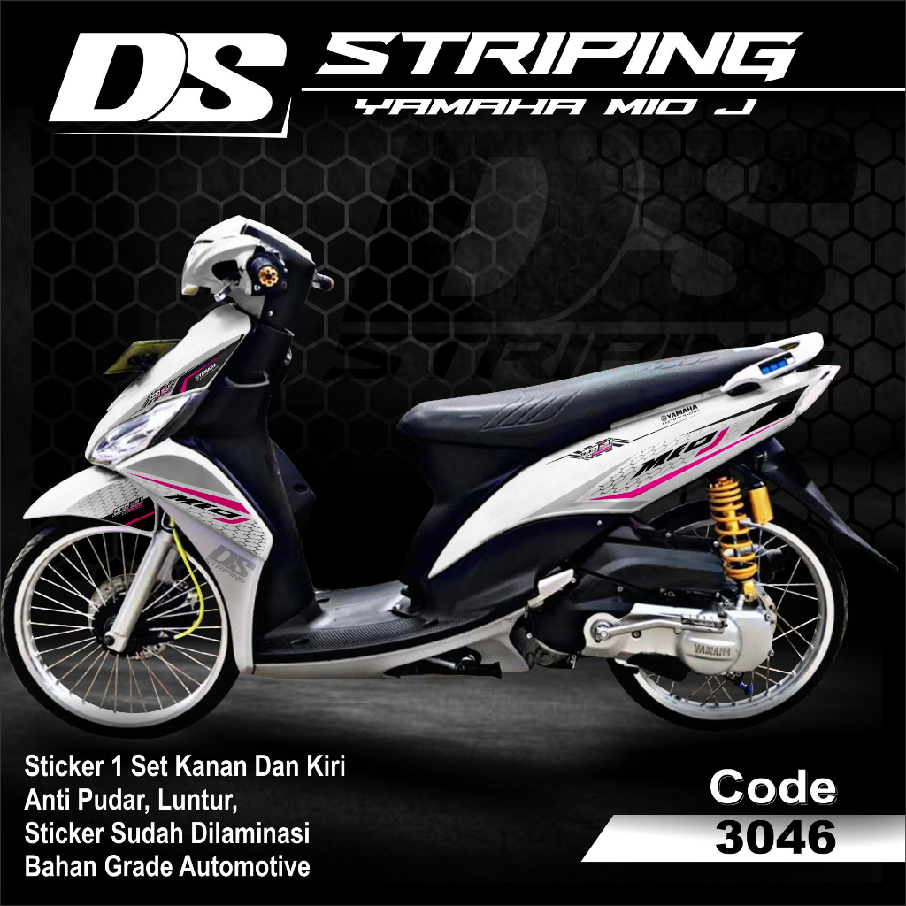 Jual 3046 Sticker Striping Motor YAMAHA MIO J List Variasi Desain ...