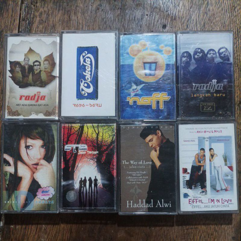 Jual Kaset pita kaset musik kaset jadul kaset cokelat kaset radja kased haddad Alwi kaset ST12 ...