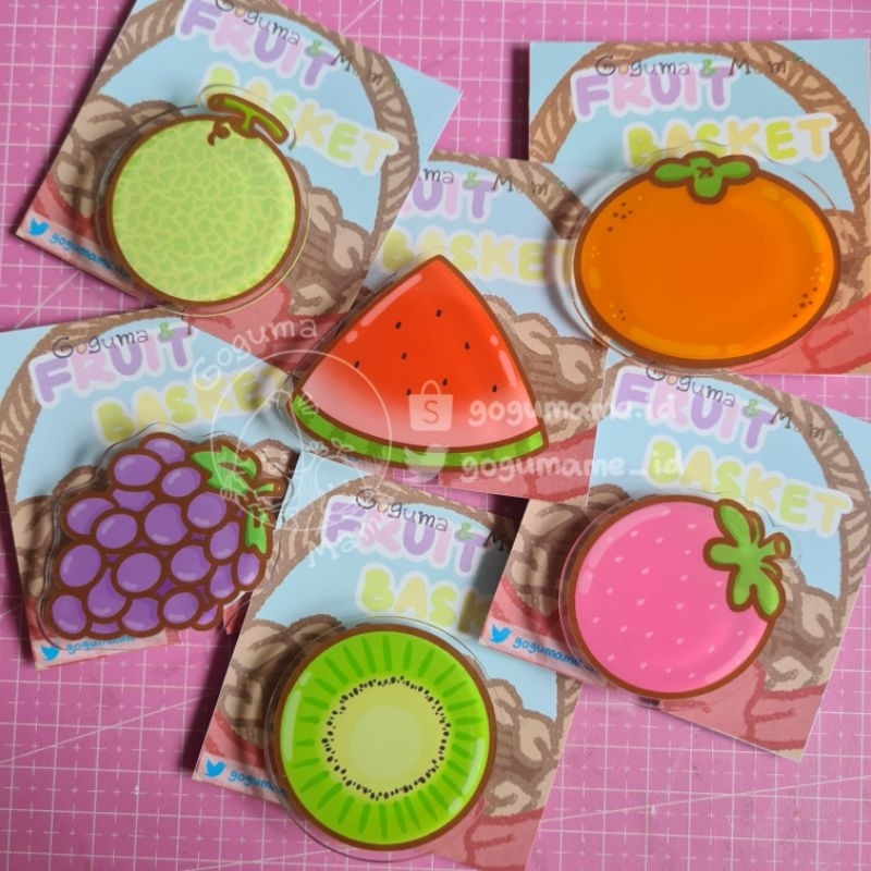 Jual GOGUMAME ☆ Fruit Popsocket Original Design Buah Mainan Anak Peach ...