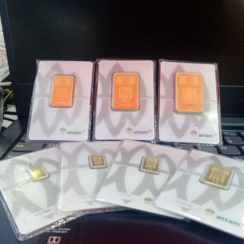 Jual ANTAM LM ANT1 2 3 5 GRAM - CHIBI GOLD | Shopee Indonesia
