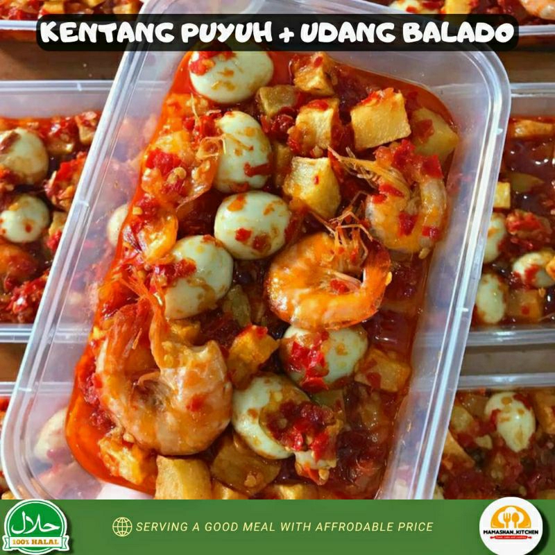 Jual MENU FAMILY..!! "KENTANG PUYUH UDANG BALADO" (PORSI 3-4x MAKAN ...