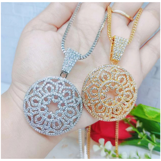 Jual Kalung set liontin mata model bulat ( Harga 1 set ) | Shopee Indonesia