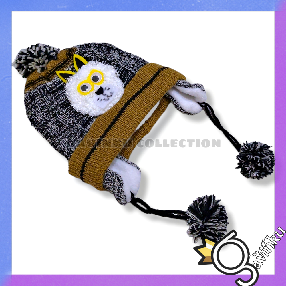 Jual Topi Kupluk Anak Afika Penutup Telinga Bayi Laki Laki Perempuan ...